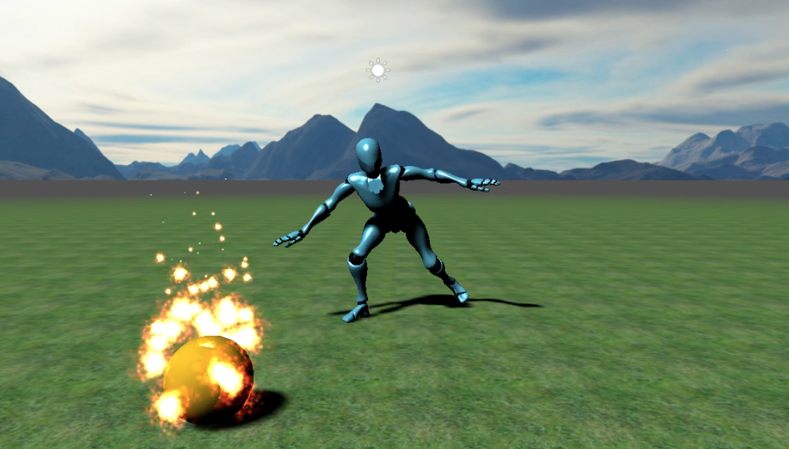 Playing with animation and particles - Jahshaka